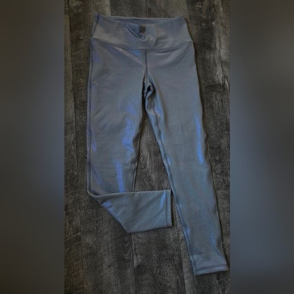 Mono B | Pants & Jumpsuits | Mono B Shimmering Silver Leggings | Poshmark